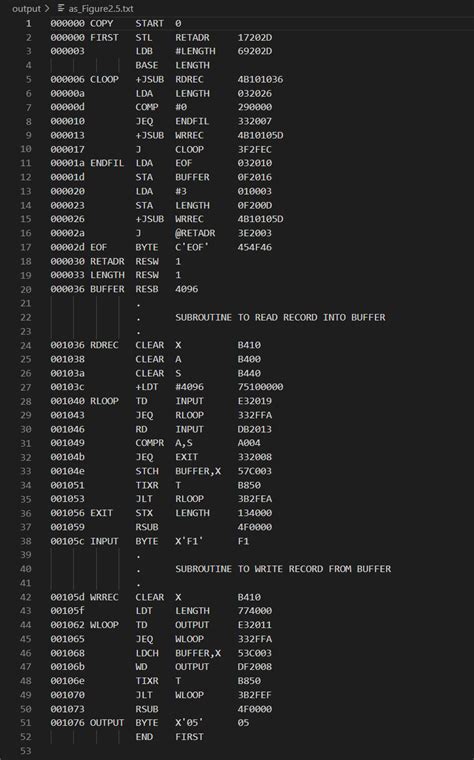 Github Rong6636sic Xe Assembler Ntcu Cs System Programming And Assembler Final Project