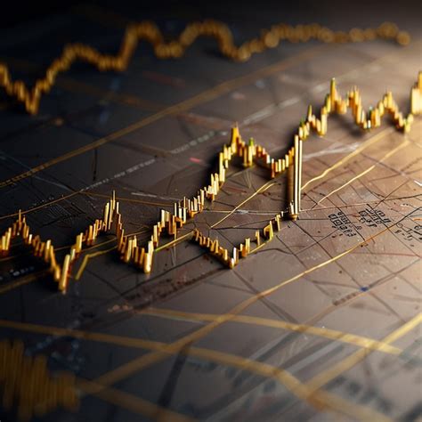 Forex Chart Gold Rendered Finance Analysis Vector Ai Generative Premium Ai Generated Image