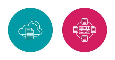File And Server Icon Vector Art At Vecteezy