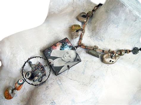 Sale La Exploradora Rustic Sci Fi Assemblage Statement Etsy Jewelry Inspiration Ancient