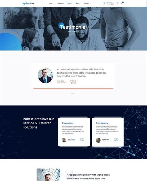 Techmax It Solution And Business Wordpress Theme