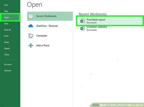 How To Edit A Pivot Table In Excel 11 Steps With Pictures