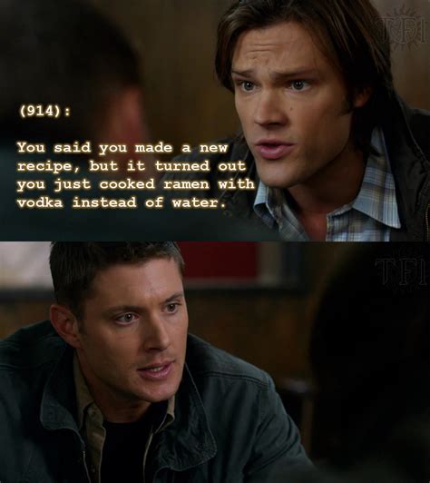 Supernatural Dean Quotes Funny