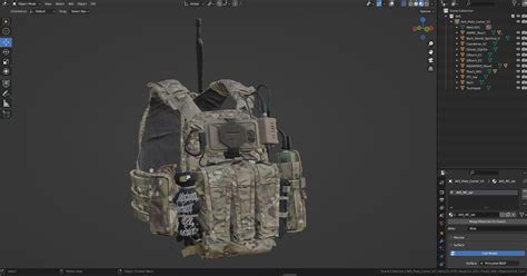 Avs Plate Carrier Bundle 3dmilitaryassets