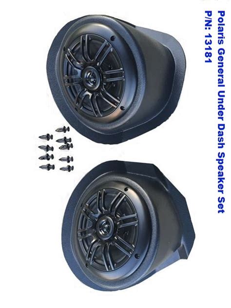 Emp Under Dash Speaker Pods For Polaris General 1000