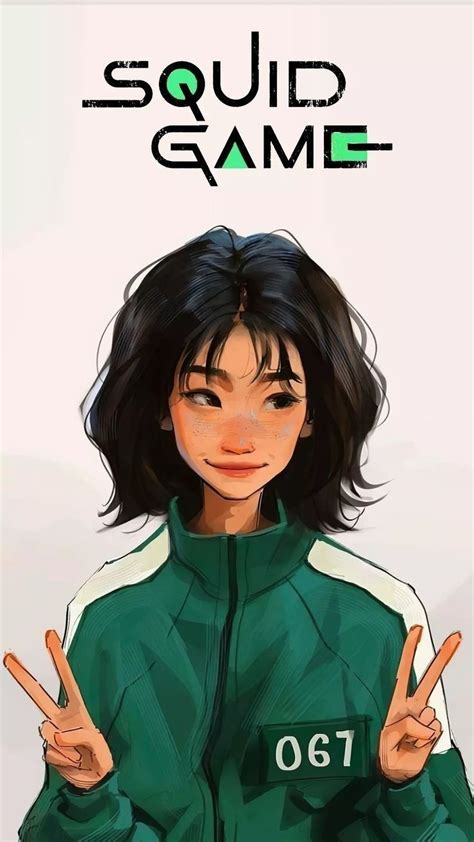 Pin By Bluex Saya On ˢᶜʳᵉᵉⁿ Squid Games Squid Digital Art Girl