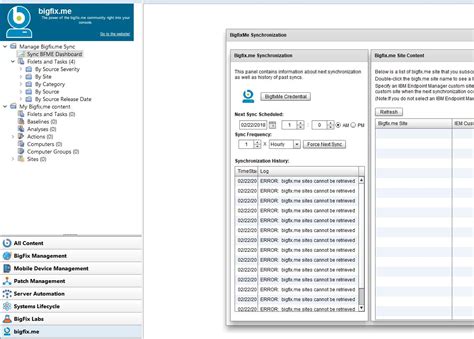 Bigfix Me Sync To Console Timeout Errors Usage And Config BigFix Forum