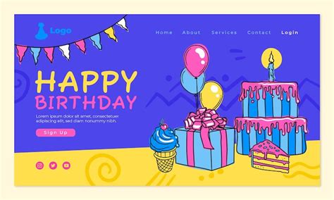 25 페이지 생일 벡터 Freepik에서 무료 고품질 벡터를 다운로드하세요 Freepik