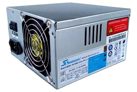 Fonte Real Seasonic Modelo Ss 300es Active Pfc 300w 80 Plus Cor Cinza