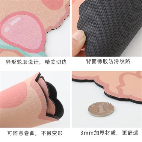【bridgecraft】cute Pad Girl Heart Wind Girl Table Pad Male Cushion Pink