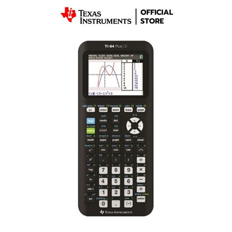 [free Hard Case] Texas Instruments เครื่องคิดเลขกราฟ รุ่น Ti 84 Plus Ce Python Graphing