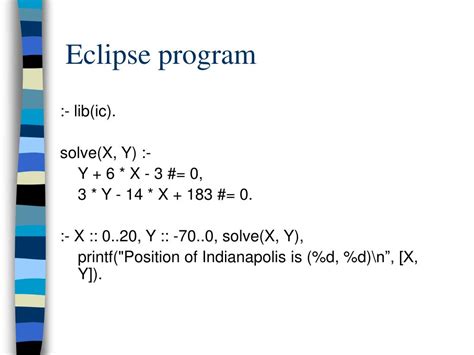 Ppt Constraint Programming And Problem Solving Models Powerpoint Presentation Id3742260
