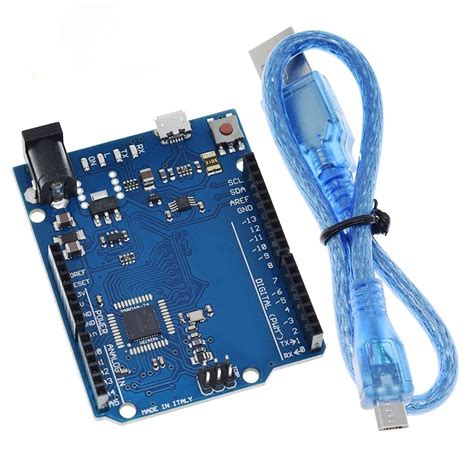 Bảng Bo Mạch Vi Điều Khiển Leonardo R3 Atmega32u4 Kèm Cáp Usb Cho Bộ