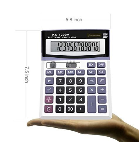 Large LCD Screen Digits Electronic Without Sola Grandado