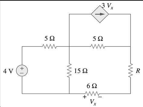 Solved The Variable Resistor Is Adjusted For Maximum Power Chegg Com