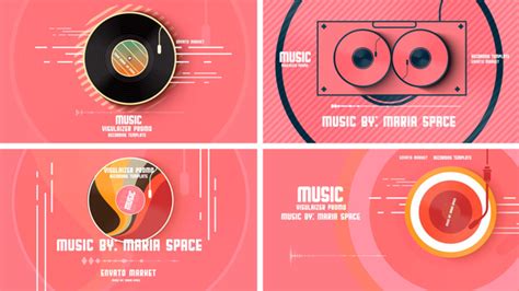 Retro Audio Visualizer Premiere Pro Templates Videohive