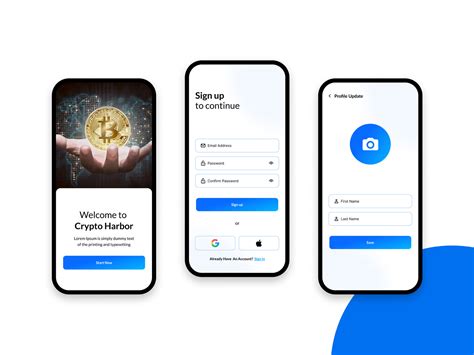 Crypto Wallet Mobile App UI UX Design Behance