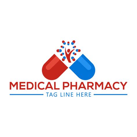 Creative Medical Pharmacy Logo Design Vector Design Concept