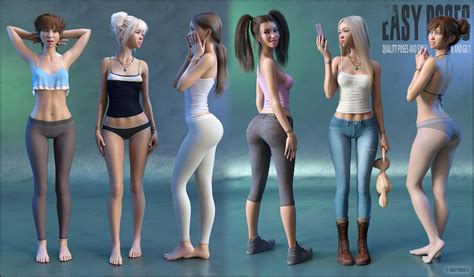 Genesis 8 Female Poses Bundle Extended License By Sagittarius A