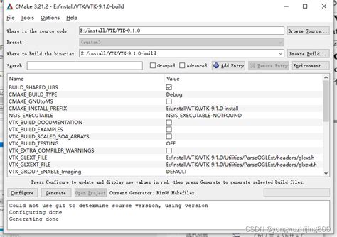 mingw qt5 14 2 编译 vtk9 1 0 qt5 14 2 qcreator 调试vtk9 csdn博客