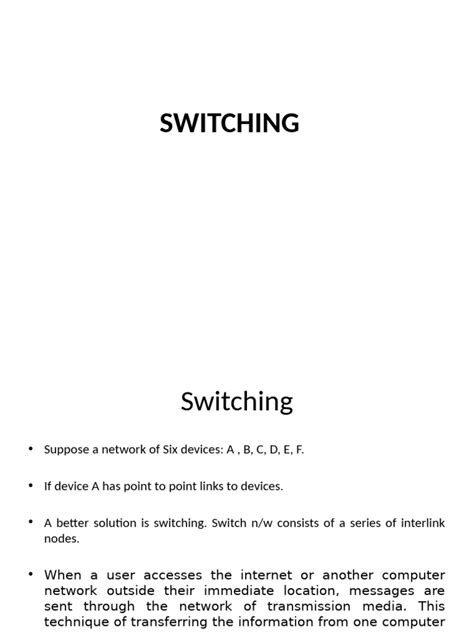 Cn Lecture 5 Pdf Computer Network Packet Switching