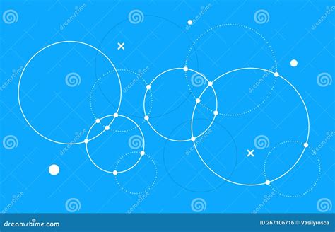 Circle Connect Background Line Graphic Vector Design Circle Connection Network Design