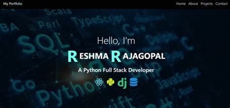 Webdevelopment Portfolio Bootstrap Javascript Html Css React