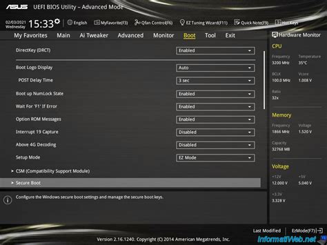 Configure Your Computers Bios To Boot In Uefi Mode Firmware Bios Tutorials Informatiweb