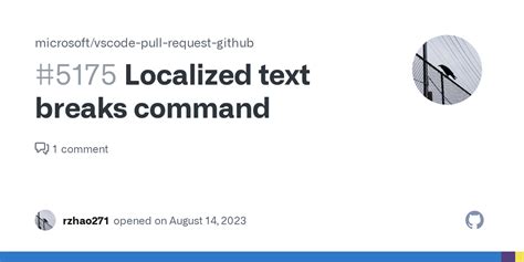 Localized Text Breaks Command Issue 5175 Microsoft Vscode Pull