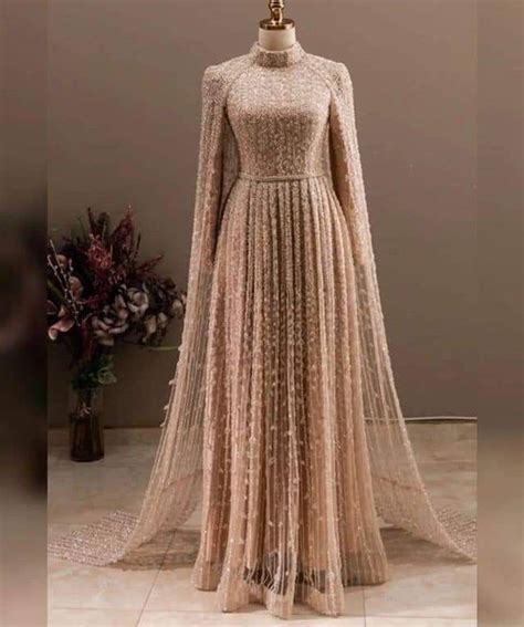 مدل لباس نامزدی پوشیده؛ مناسب برای عروس خانم های محجبه