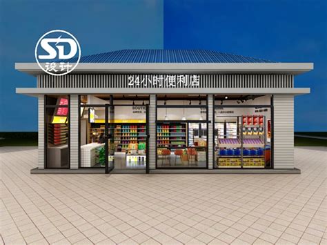 便利店装修设计效果图 花瓣网