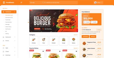 Fooddesk Django Food Delivery Admin Dashboard Bootstrap Template By Dexignlabs