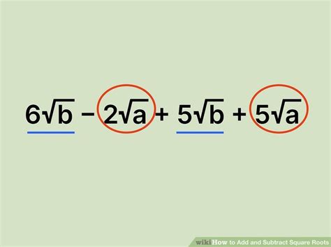 How To Add And Subtract Square Roots Steps With Pictures