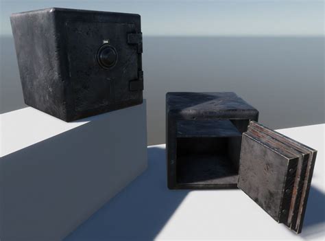 3d Model Safes Models And Unity Minigame Script Vr Ar Low Poly Cgtrader