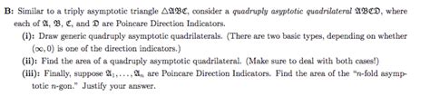 Solved B Similar To A Triply Asymptotic Triangle