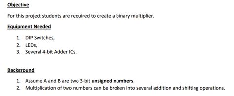 Solved Task 1 In Tinkercad You Have To Multiply Two 3 Bit