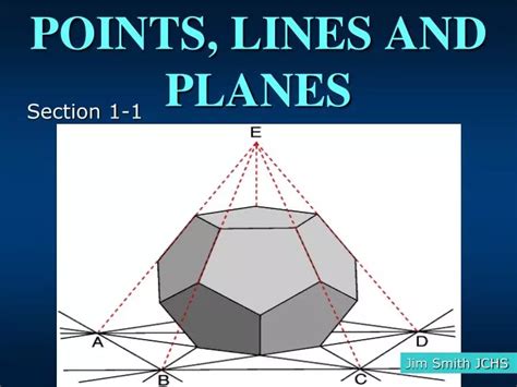 PPT POINTS LINES AND PLANES PowerPoint Presentation Free Download ID