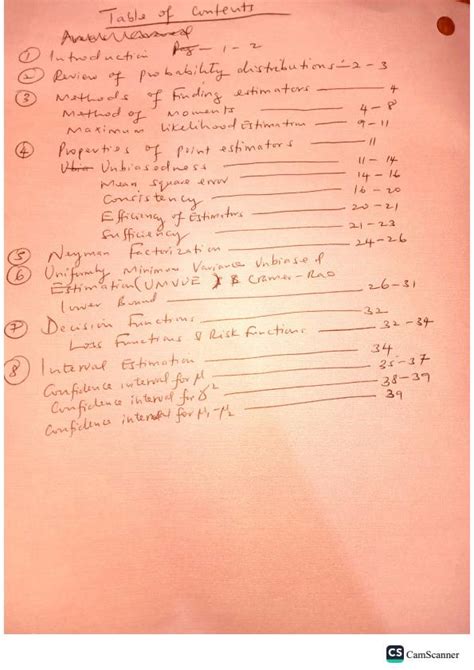 Sma 342 Theory Of Estimation Notes 12300