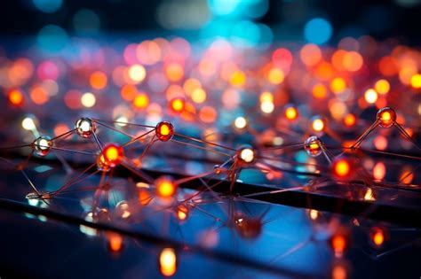 Premium Ai Image Abstract Background Of Colorful Lightsgenerative Ai