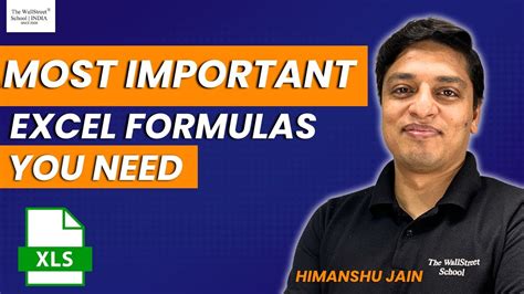 Top 10 Most Important Excel Formulae For Financial Analysts The Wall