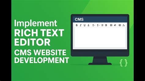 Implement Rich Text Editor In Your Cms Website Web Development