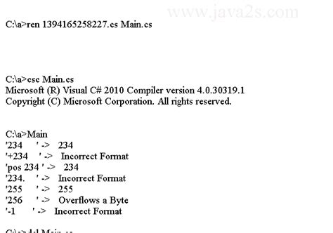 c tutorial c convert tobyte string iformatprovider
