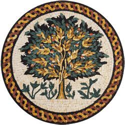 Hisham Palace Tree Of Life Mosaic Reproduction Mosaic Natural
