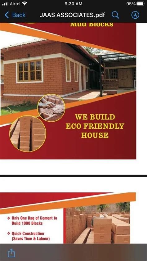 Compressed Stabilised Earth Block CSEB At Rs Sft Compressed Stabilized Earth Block In