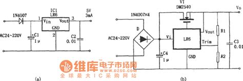 老式稳压器电路原理图电路图典电路图稳压器线圈图第21页大山谷图库
