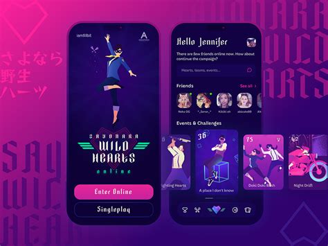 Sayonara Wild Hearts App 💗💜 By Vito Lolinov On Dribbble