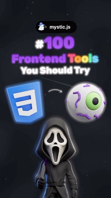 Mystic • Tech • Coding • Html • Css Mystic Tools 100 Frontend Tools