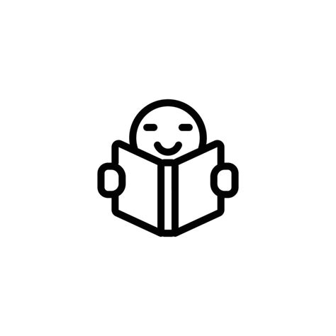 Reading Book Icon Outline Icon 20114374 Vector Art At Vecteezy