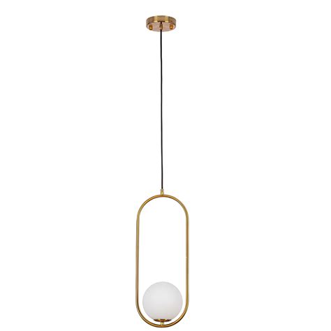 ᐉ Підвісний світильник Svet Valencia зі скляною кулею під лампу Е27 Біло золотий Sn 096 1 Fgd