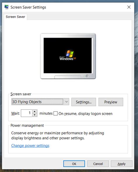 Windows Xp Screensaver